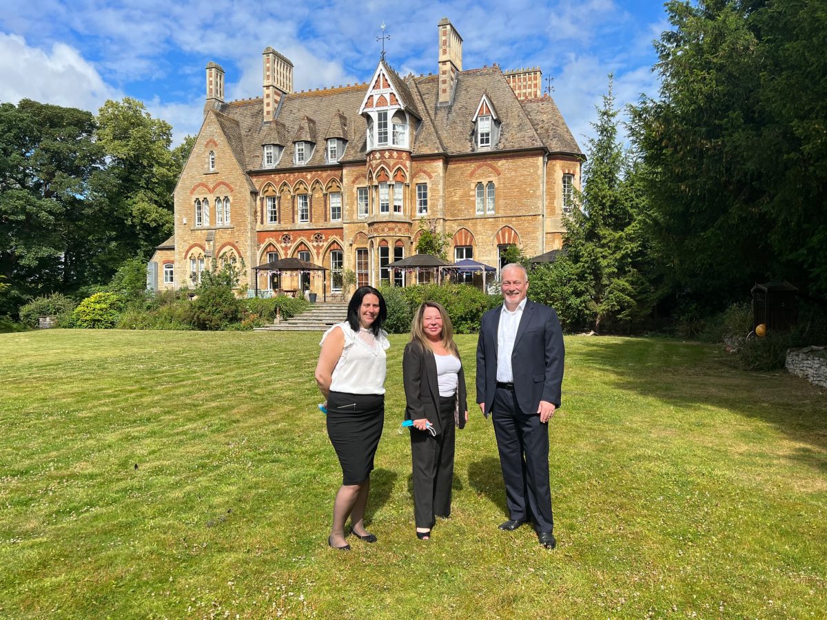 Richard Fuller MP visits Milton Ernest Hall - Majesticare